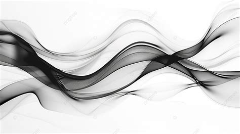 Abstract Black And White Wave Background Background Abstract