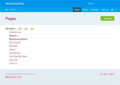 New ProcessWire Admin Theme On Dev Branch Themes And Profiles ProcessWire Support Forums