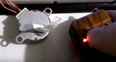 How To Control Stepper Motor With A Remote Control Module Visuino