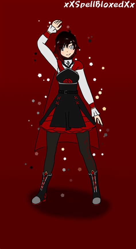 New Ruby Redesign Cause I Didnt Like The Old One I Did Xxspellbloxedxx R Rwby