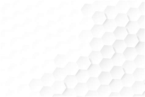 مسترطرح وکتور پس زمینه سفید کاغذی سه بعدی با اشکال شش ضلعی