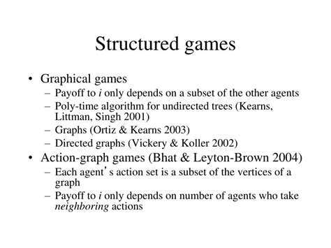 Ppt Algorithms For Solving Two Player Normal Form Games Powerpoint