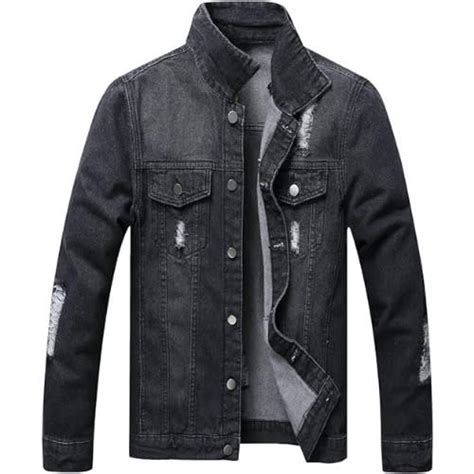 Ripped Jean Jacket For Men Konga Online Shopping