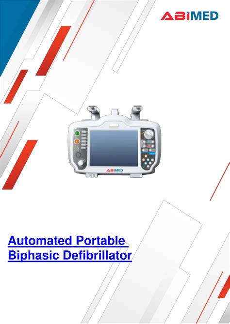 PPT Automated Portable Biphasic Defibrillator PowerPoint