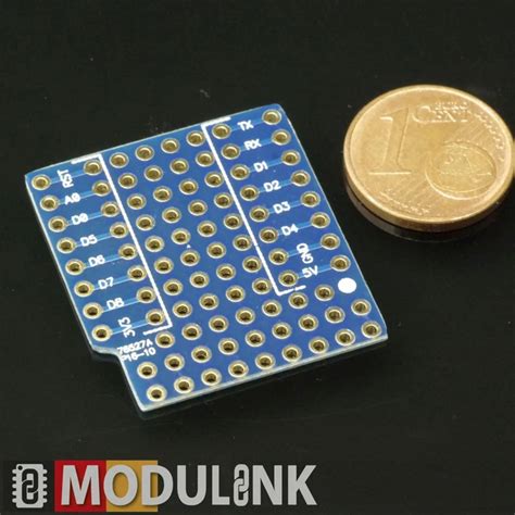 Protoboard Lochraster D1 Wemos Mini Shield Nodemcu Esp8266 Arduino