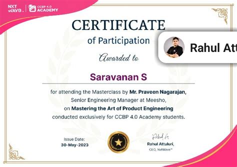 Saravanan S On Linkedin Ccbp Nxtwave