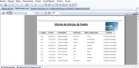 Visual Basic Para Aplicaciones Filtrar Datos Por Rango De Fecha Y Nombre Y Mostrar Crystal Report