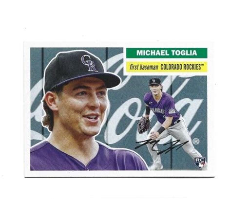 2023 Topps Archives Colorado Rockies Michael Toglia Rookie Card Ebay