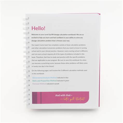 Dosage Calculation Workbook And Digital Companion Leveluprn