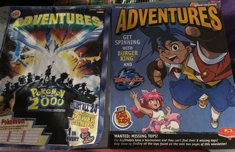 Burger King Pamphlet Leaflet Lot Of 9 Shrek Pokemon Ant Bully