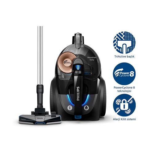 PHILIPS XB7150/07 MARATHON DAILY TOZ TORBASIZ SÜPÜRGE - Vatan Bilgisayar