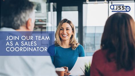 Job Opening Sales Coordinator Female