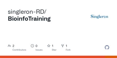 Github Singleron Rd Bioinfotraining