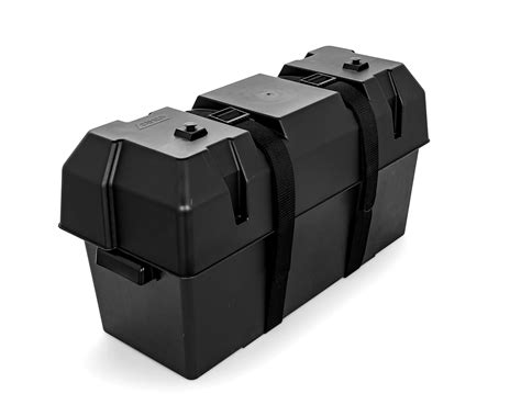 Camco Heavy Duty Double Battery Box With Straps And Hardware Group