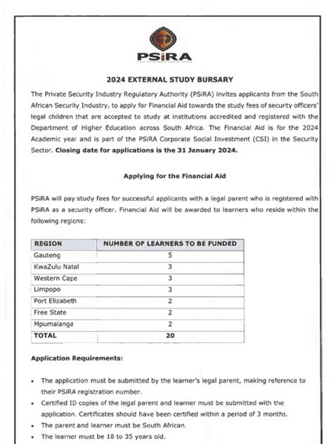 2024 External Bursary Pdf