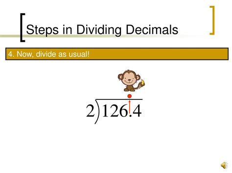 PPT Dividing Decimals Swingin Monkeys PowerPoint Presentation ID 421413