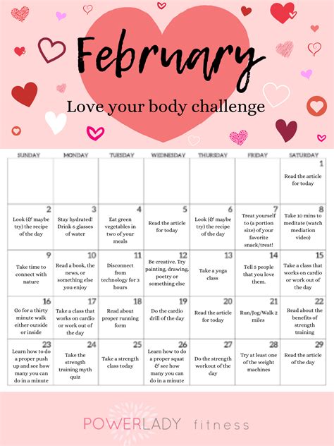 Love Your Body Challenge — Powerlady Fitness