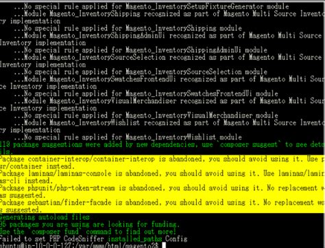 Failed To Set PHP CodeSniffer Installed Paths Config Issue At Magento2 4 Installation Magento