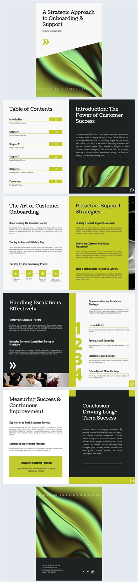 Professional Onboarding Framework Playbook Template Flipsnack