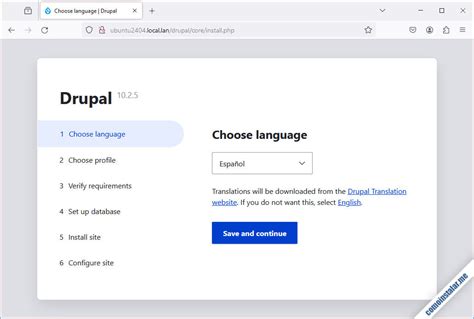 Cómo instalar Drupal en Ubuntu LTS