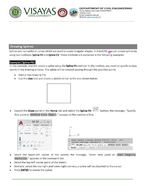 Drawing Basic Spline Ellipses Polyline Rectangle And Polygon Pdf