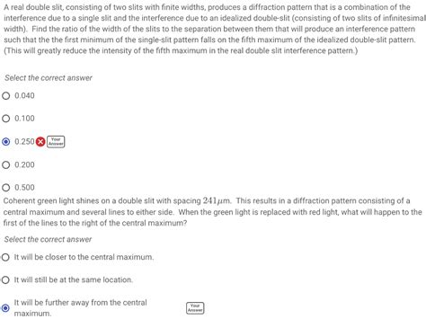 solved a real double slit consisting of two slits with