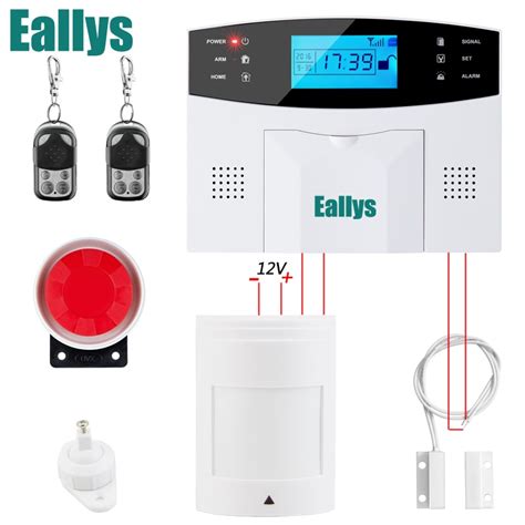 New Wireless Wired Gsm Voice Home Security Burglar Alarm System Auto