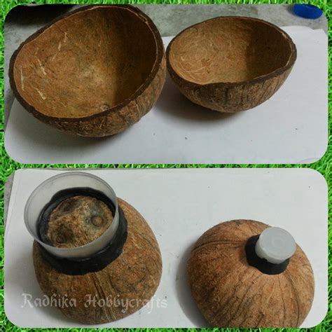 Hobby Crafts Coconut Shell Box