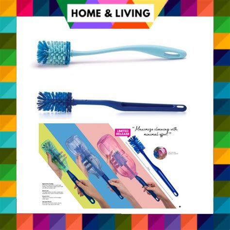 Tupperware Eco Bottle Brush 1 Blue Green Lazada
