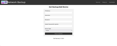 GitHub Diyarbagis FlaskNetworkBackup A Free Open Source Flask App For Backup On Switches