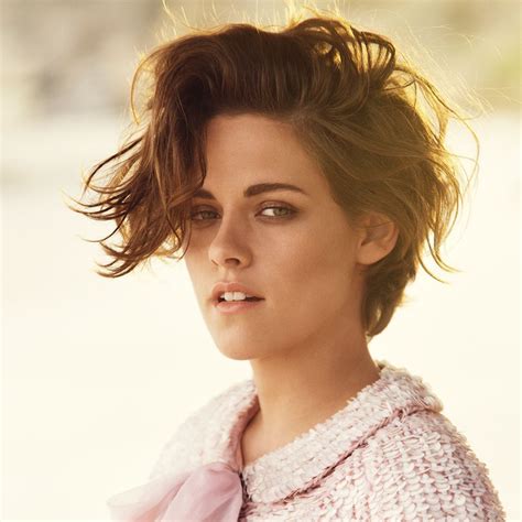 Exclusive Kristen Stewarts Beauty Secrets Short Hair Cuts Kristen