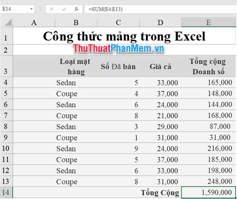 Understanding Excel Array Formulas Guide And Examples