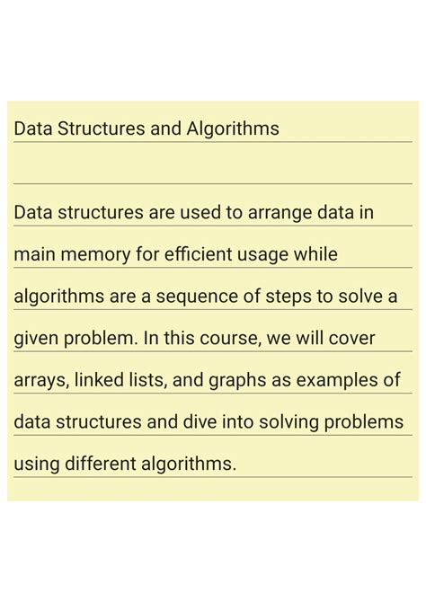 Solution Introduction To Data Structure And Algorithm Studypool