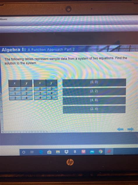 solved algebra i a function approach part 2 the following