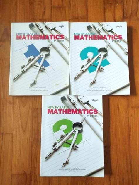 New Syllabus Mathematics 7th Edition Hobbies And Toys Books And Magazines Textbooks On Carousell