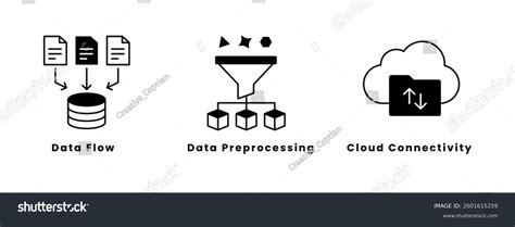 Iot Data Pipelines Data Flow Data Stock Vector Royalty Free