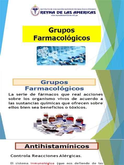 Grupos Farmacologicos Pdf