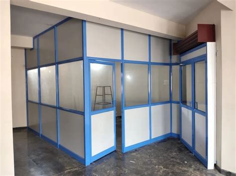 Glass Color Choice Koi Bhi Aluminium Fixed Office Partitions At Rs 220
