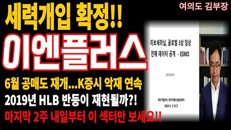 이엔플러스 2주 남았습니다 이번주 전세계가 주목하는 이벤트가 시작됩니다 집중해서 달콤한 수익 챙기겠습니다 Youtube