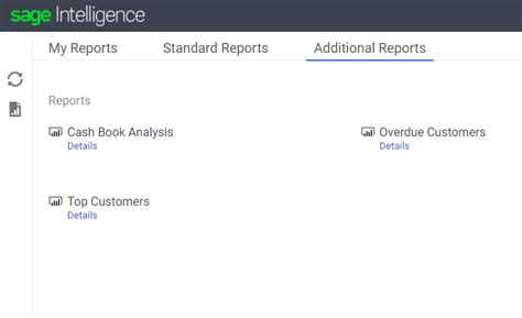 Get Access To Additional Reports On An Ongoing Basis In Sage