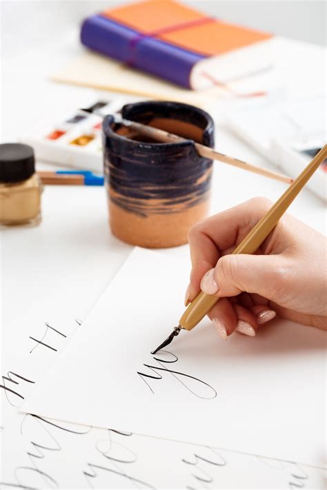 Diy Kalligraphie Bilder Kostenloser Download Auf Freepik