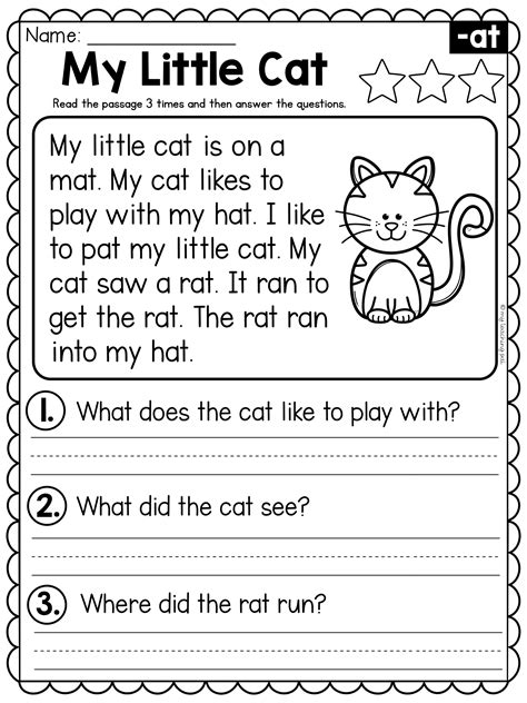 Short Vowel Reading Passages Comprehension Paper And Digital