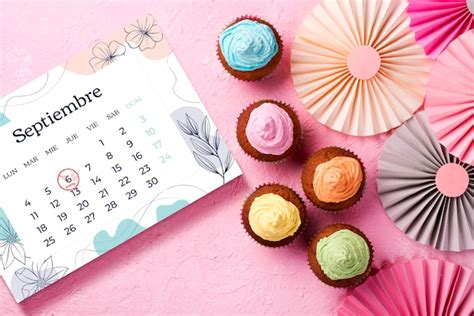 Free Photo Birthday Reminders In Calendar And Balloons