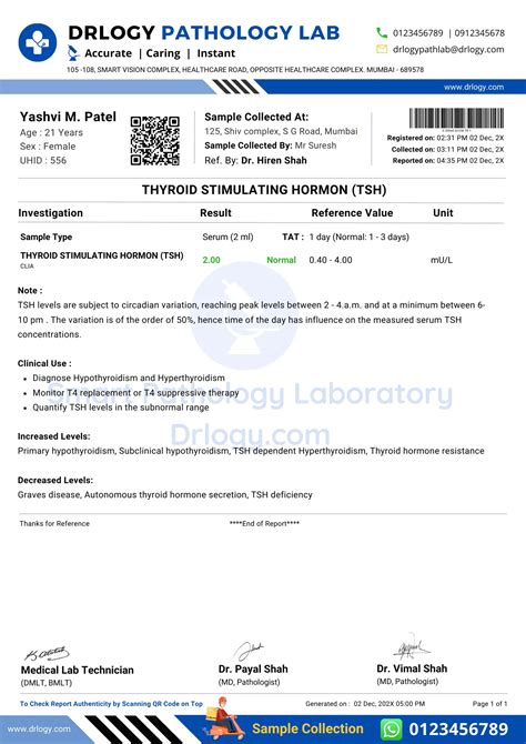 Thyroid Stimulating Hormone Tsh Test Price And Results Drlogy