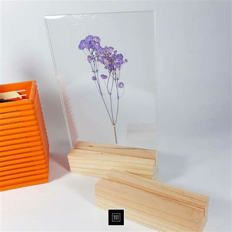 Jual Stand Akrilik Kayu Natural Cm Card Holder Kayu Cm Mm Kota Surabaya Woodever