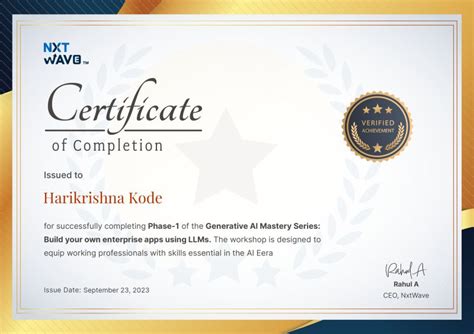 Harikrishna Kode On Linkedin Generative Nxtwave