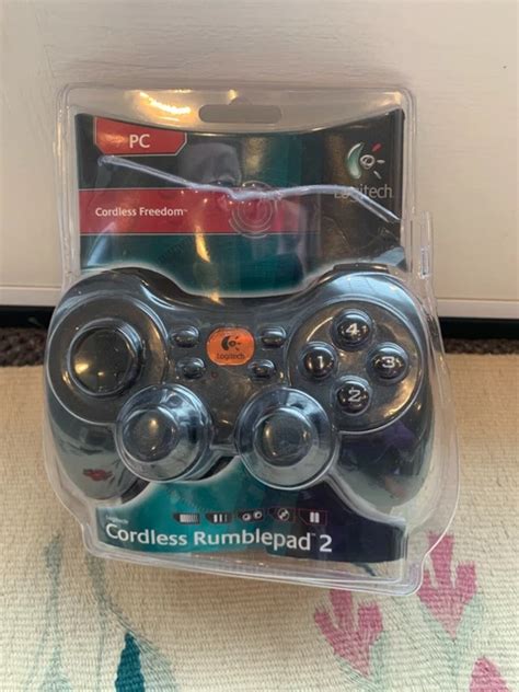 ContrÔleur Sans Fil Logitech Rumblepad 2 Sans Fil Avec Récepteur Dongle Usb Pc Mac Eur 26 09