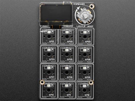 Adafruit Macropad Rp2040 Starter Kit 3x4 Keys Encoder Oled Kiwi Electronics