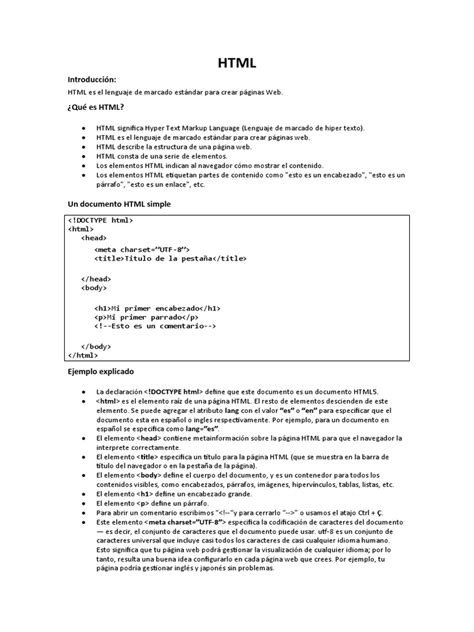 Html Descargar Gratis Pdf Html Hipervínculo