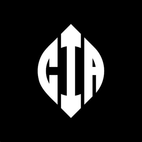 Premium Vector Cia Circle Letter Logo Design With Circle And Ellipse